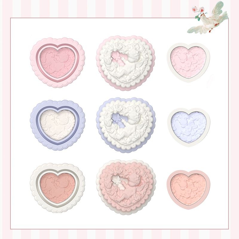 Jual Two-Box Set Two-Color Angel Relief Blush Brightening Pink Peach ...