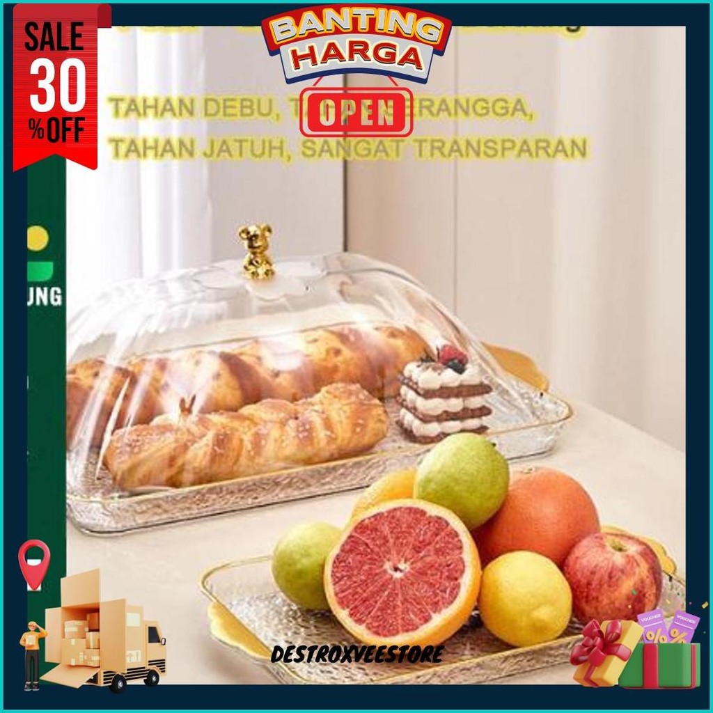 Jual Liifung - One Set Kotak Roti Dan Kue Tempat Penyimpanan Roti Wadah ...