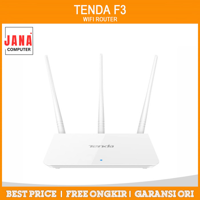 Jual TENDA F3 WIFI ROUTER HIGH POWER 300MBPS 150M | Shopee Indonesia