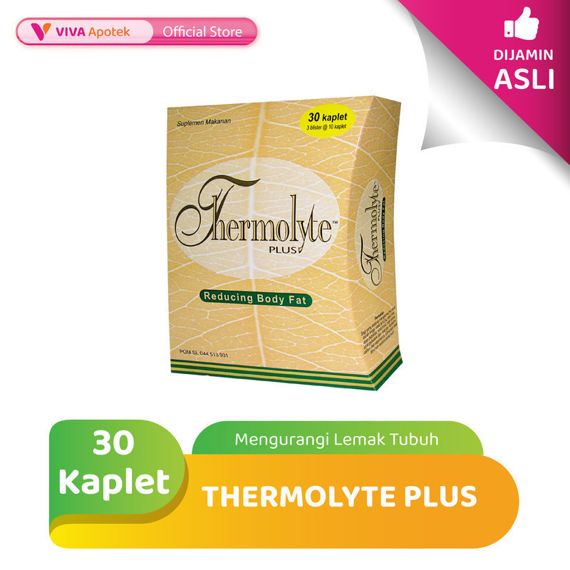 Jual Thermolyte Plus untuk Mengurangi Lemak Tubuh (30 Kaplet) | Shopee ...