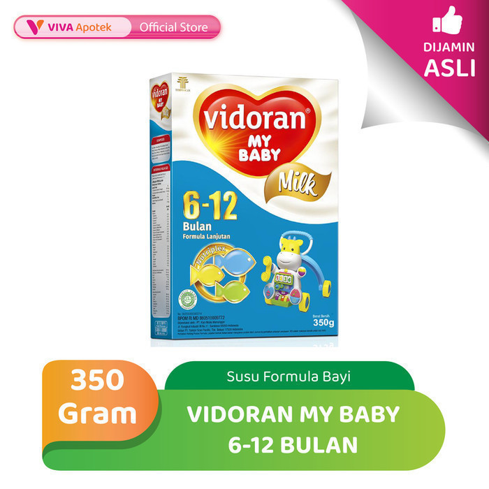 Jual Vidoran My Baby 6-12 Bulan Susu Formula Bayi - 350Gr | Shopee ...
