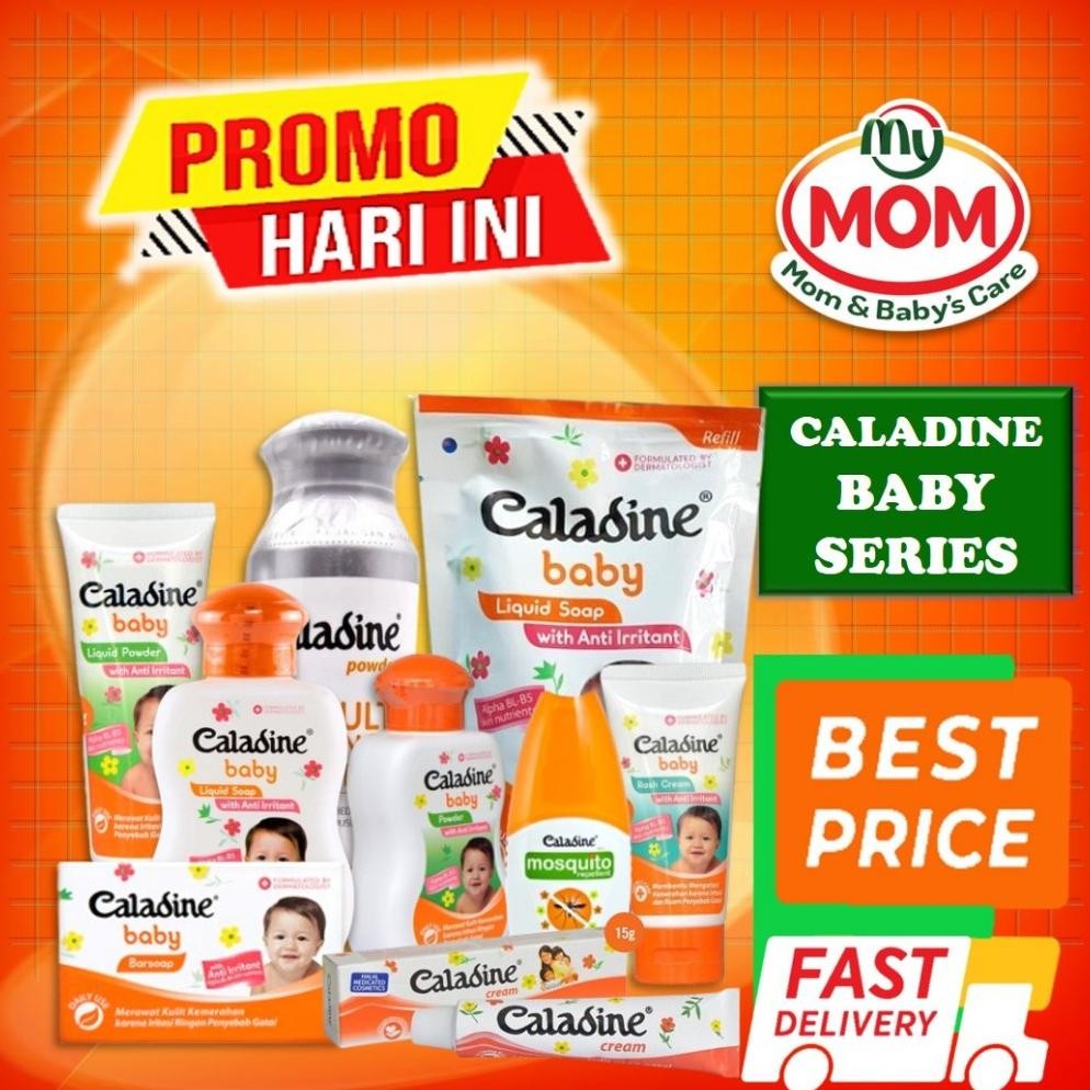 Jual CALADINE Baby Series - Bar Soap - Liquid Soap Powder - Diaper Rash ...