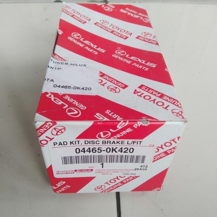 Jual Kampas rem depan Toyota Hilux Revo 2000cc 2500cc 3000cc 04465-0K420 | Shopee Indonesia
