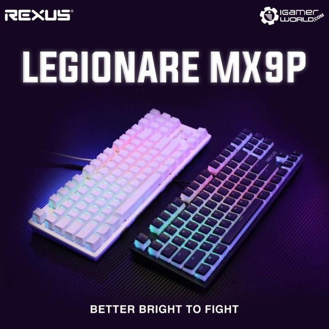 Jual Rexus Legionare MX9P / MX9 Pudding TKL Mechanical Gaming Keyboard ...