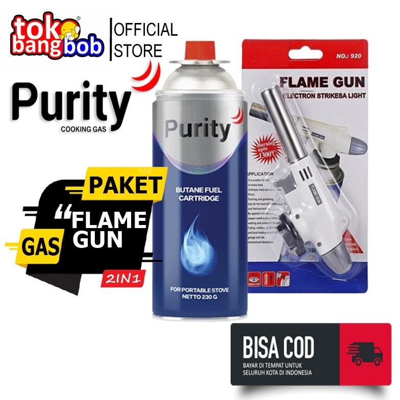 Jual Ad-532 Gas Torch + Gas Portable Pematik Gas Kompor Api Blow Torch ...