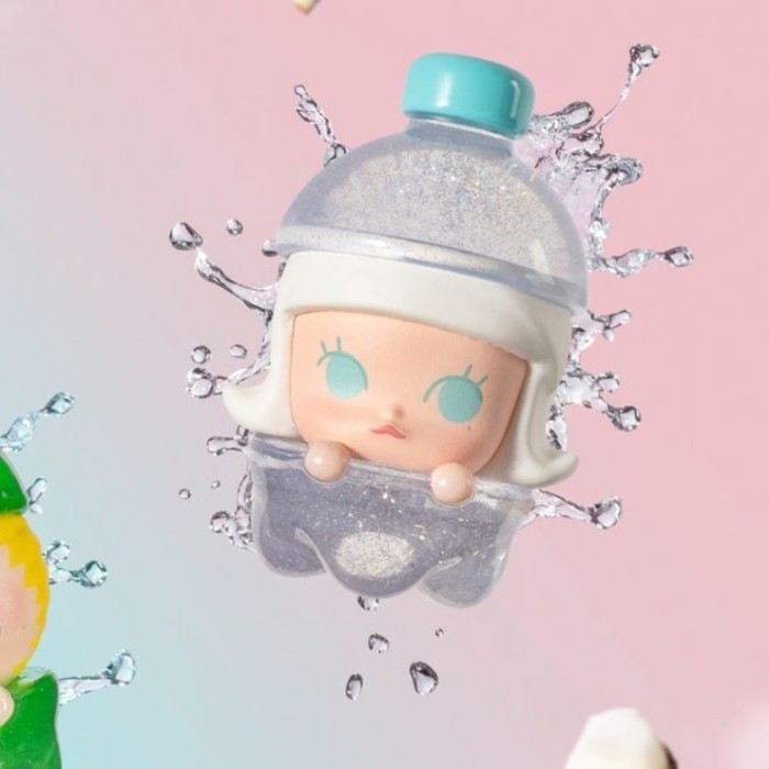 Jual Pop mart pop beans chery blossom, spaceship,juicy,mushroom series ...