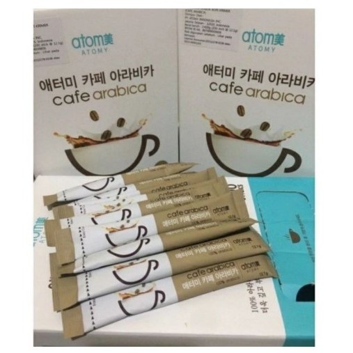 Jual ATOMY Cafe Arabica Atomy Kopi Arabika Korea 1 box isi 50 sachet ...