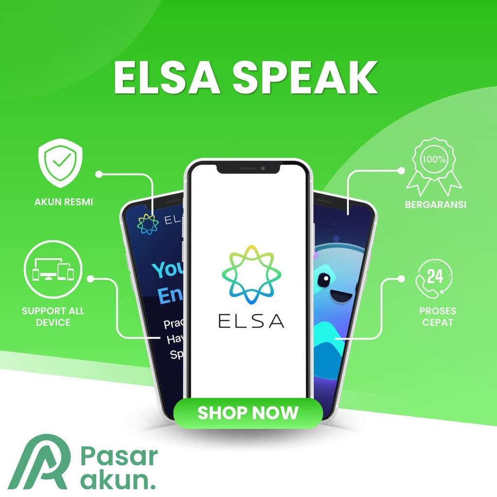 Jual ELSASpeak | ELSA Speak Private ALL DEVICE 1 Tahun Full Garansi ...