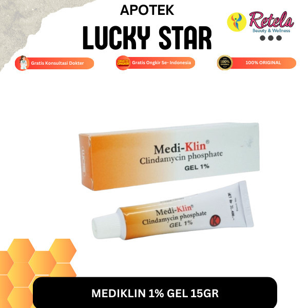 Jual MEDIKLIN 1% GEL 15GR | Shopee Indonesia