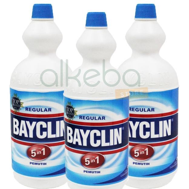 Jual Bayclin 1000 Ml Pemutih Pakaian Bleaching Kemasan 1 Liter Bayclean ...