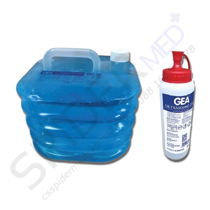 Jual GEA Ultrasound Gel Ukuran 5 Liter Galon GEA Jelly USG Alat Doppler ...