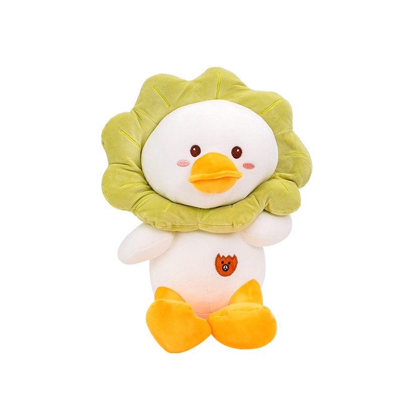 Jual OHSOME- AihaoSunflower Duck 36CM/plush toy/stuffed/mainan mewah ...