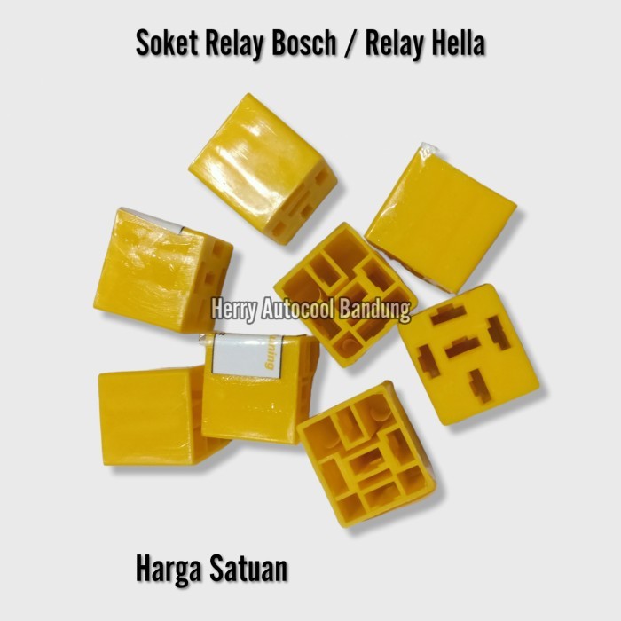 Jual :::::::] Soket Relay Kuning Satuan Untuk pasangan Relay Bosch ...