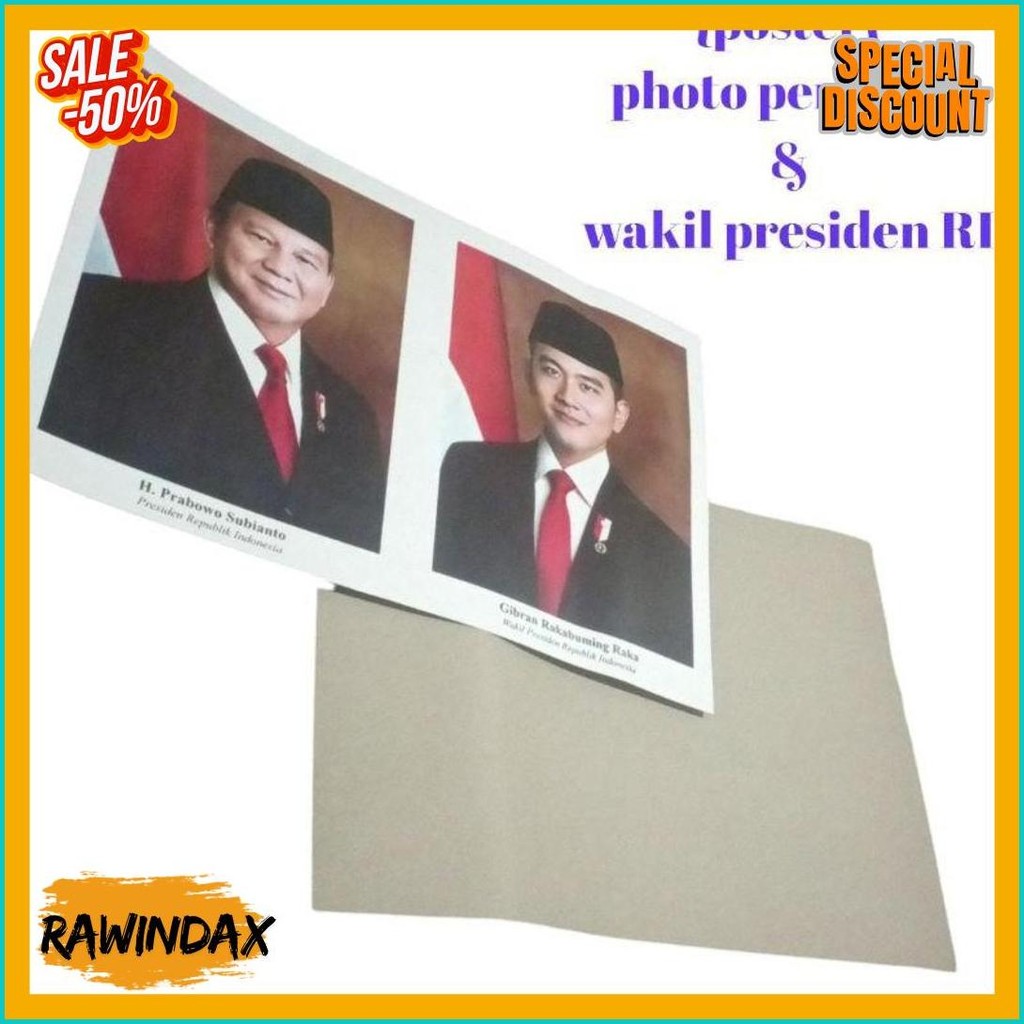 Jual Poster/Photo Presiden Dan Wakil Presiden Ri 2024-2029 (Lagi Rame ...