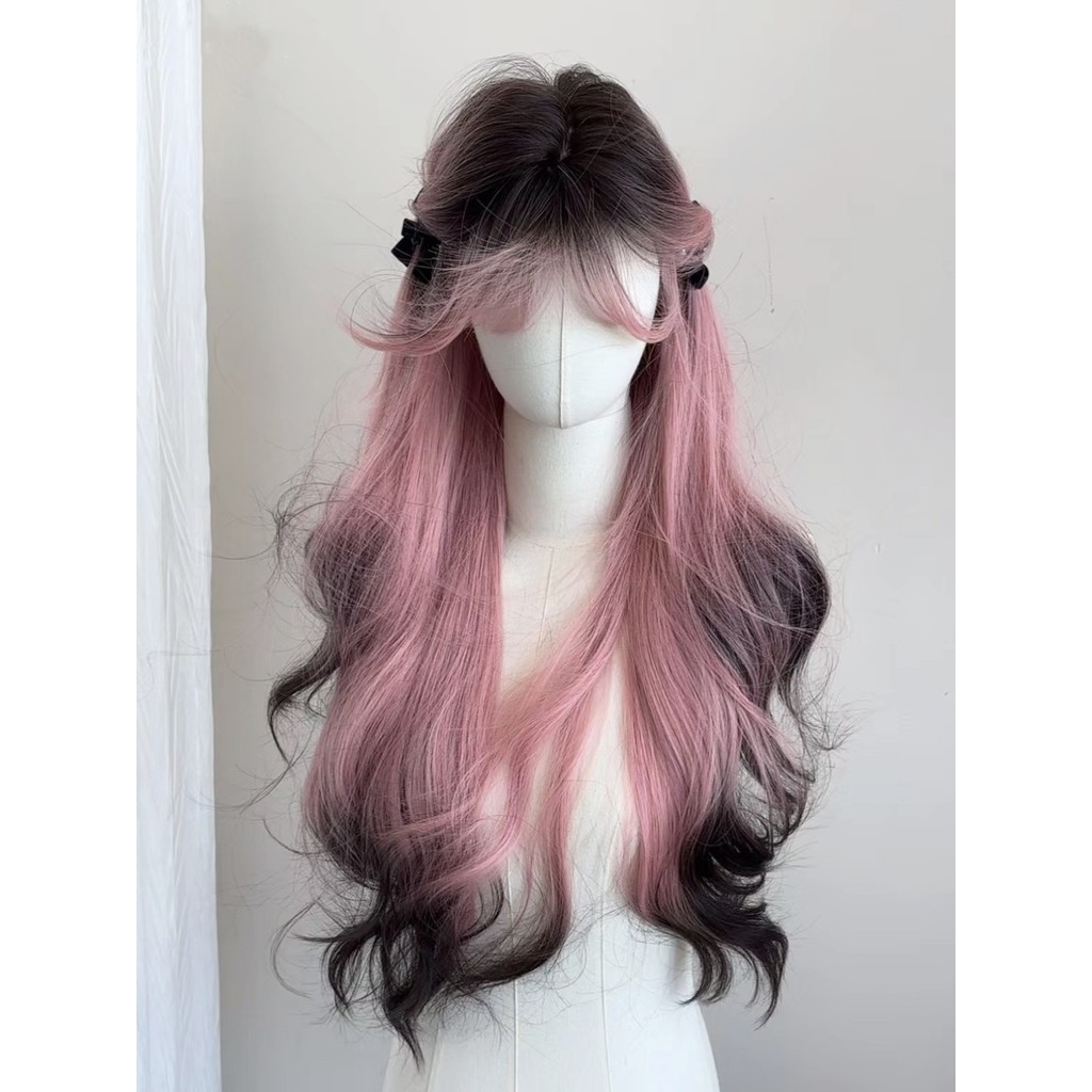 Jual Wig Wanita Full Kepala/Korean Ombre Wig/Wig Daily Natural Wanita ...