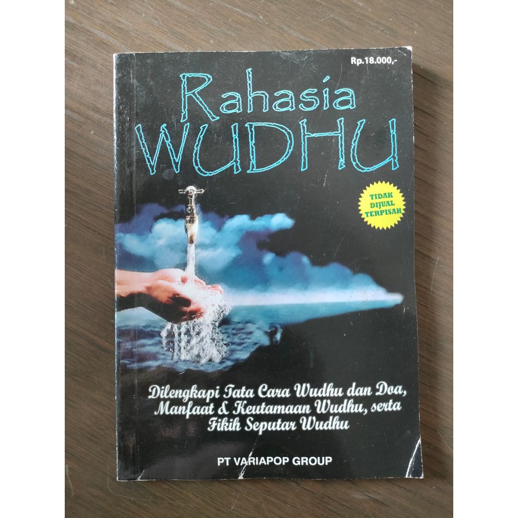 Jual BUKU RAHASIA WUDHU PENGARANG: PT VARIAPOP GRUP | Shopee Indonesia