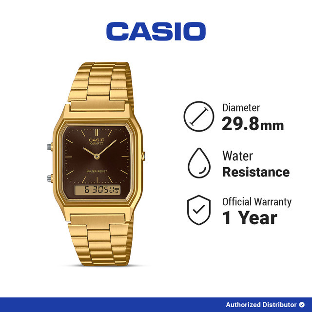 Jual Casio General Jam Tangan Unisex Analog Digital AQ-230GA-5AMQYDF ...