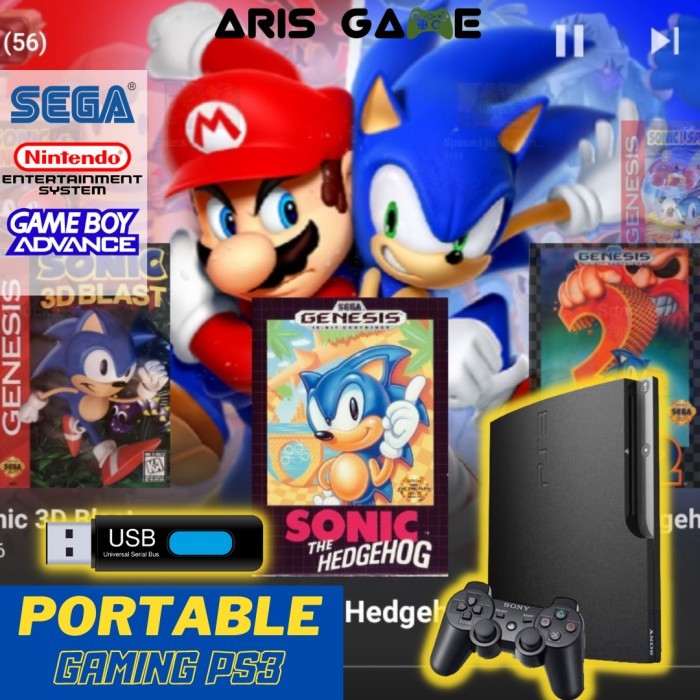 Jual GAME RETRO SEGA, NES, GAME BOY MAIN DI PS3 FULL1000 GAME PS3 GAME ...