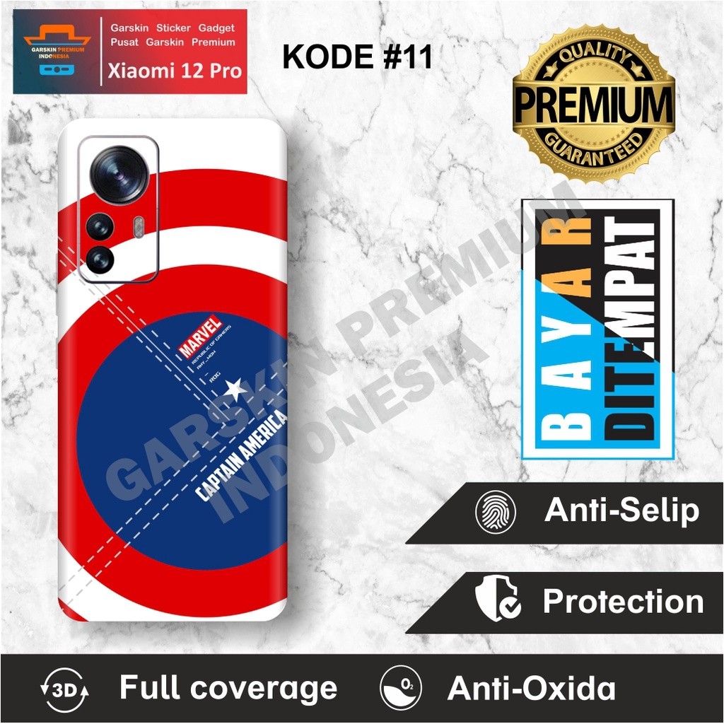 Jual (Double) Xiaomi 12 Pro Garskin Premium Kece Custom Gratis Bisa COD ...