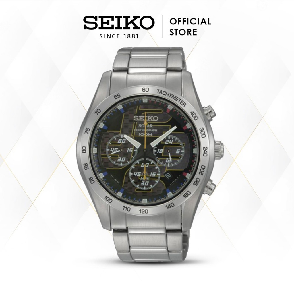 Jual Jam Tangan Pria Seiko Solar Chronograph SSC061P1 Stainless ...