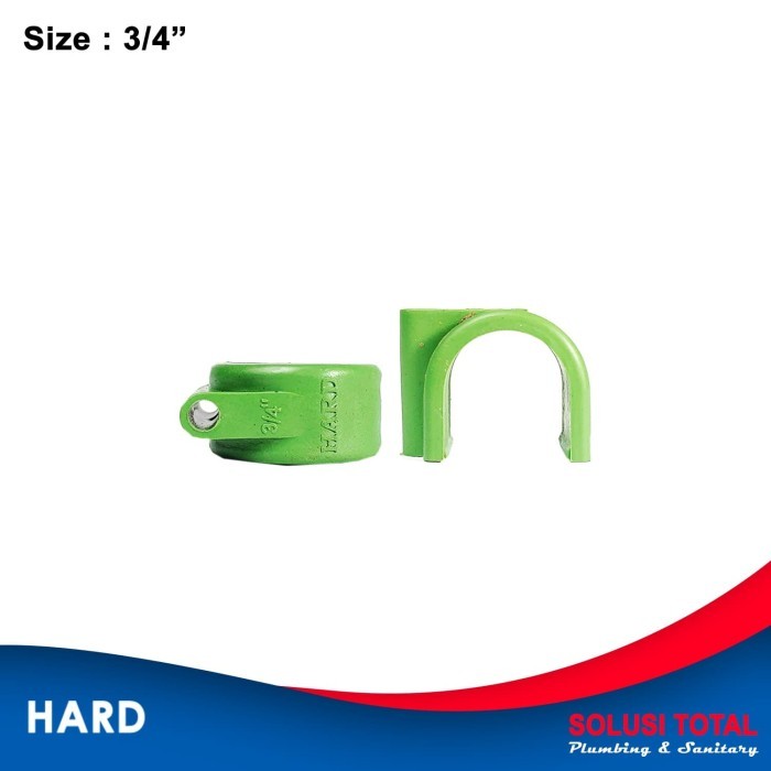 Jual Klem Clam Pipa PVC 3/4" 3/4 0.75 Hard Clamp Omega Hijau Setara ...