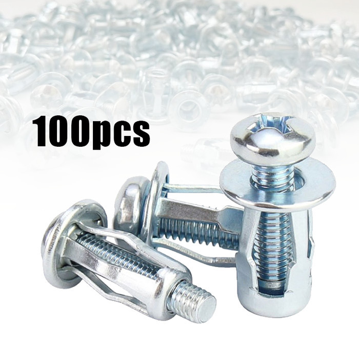 Jual 100PCS Jack Nut Petal Bolt Jack Nuts M4 M6 Baja Karbon Petal Bolt ...