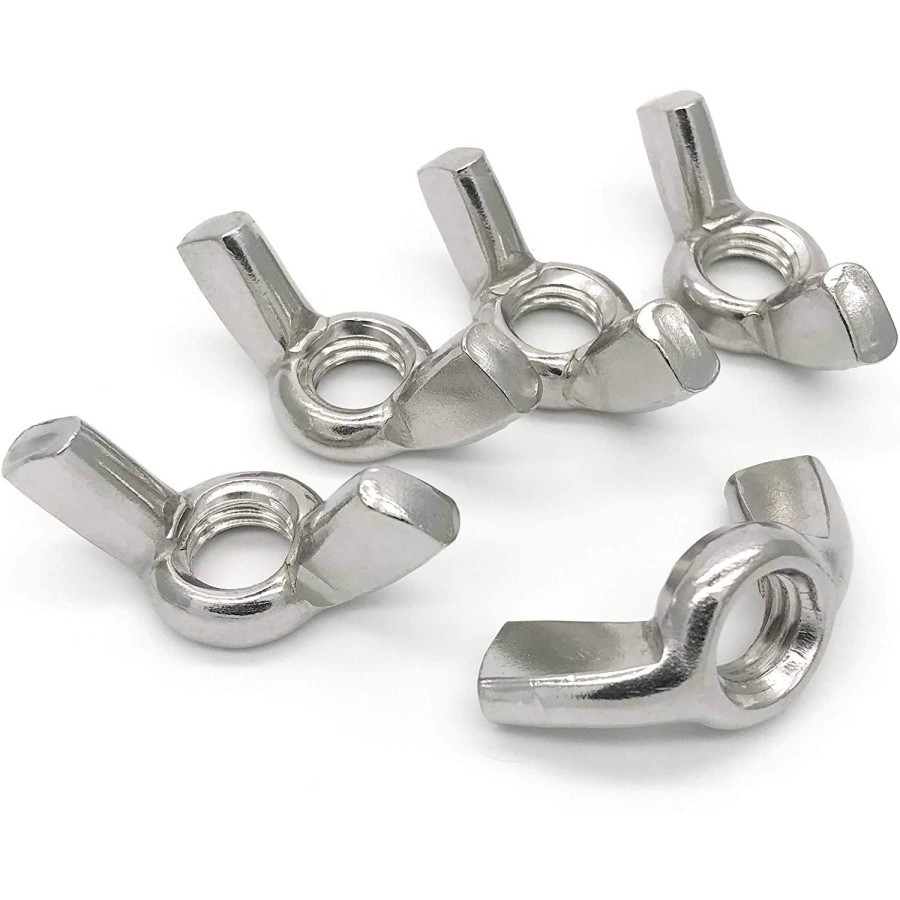 Jual Mur Kupu-Kupu M8 / Mur Kuping M8 / Wing Nut M8 Stainless SS304 ...