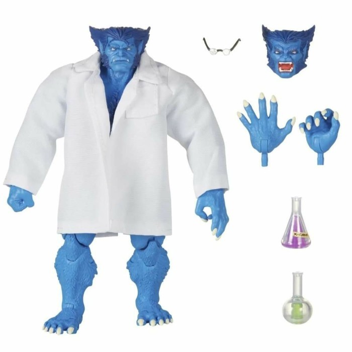 Jual HASBRO MARVEL LEGENDS RETRO X-MEN BEAST JAS LAB COAT XMEN VINTAGE ...