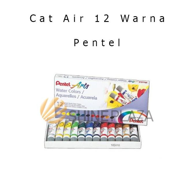 Jual Cat Air Pentel 12 Warna - Pentel Arts Water Colors 12 Wfrs-12 ...