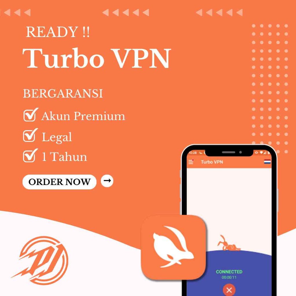 Jual Turbo Vpn Pro 1 Tahun No Ads Iklan Fullpack [IOS / Android ...