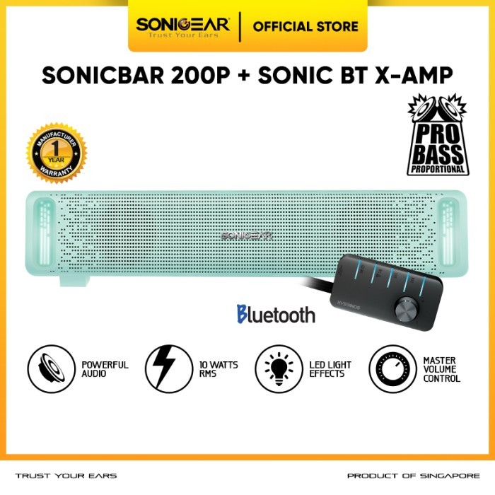 Jual Ready SonicGear Sonicbar 200P Powerful SoundBar Speakers With ...