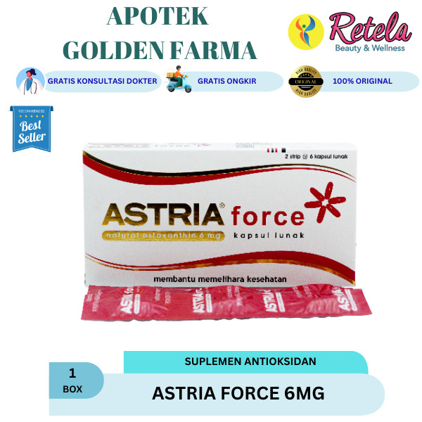 Jual ASTRIA FORCE ASTAXANTHIN 6MG BOX | Shopee Indonesia