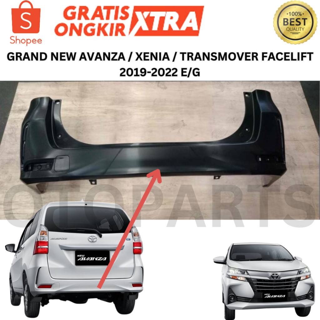 Jual BUMPER BEMPER BELAKANG GRAND AVANZA GREAT XENIA TRANSMOVER ...