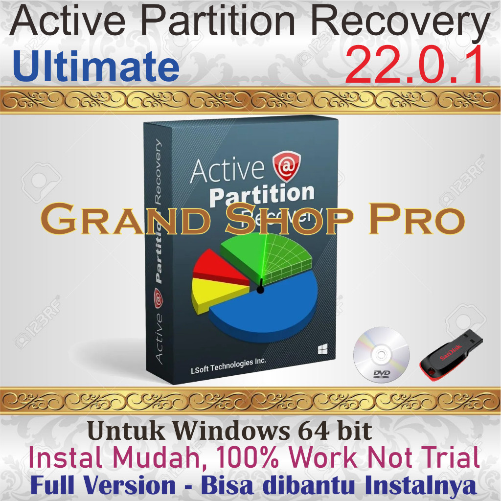 Jual Active Partition Recovery Ultimate (Full Version, Not Trial ...