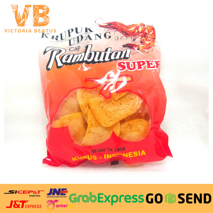 Jual Kerupuk Udang Cap Rambutan Super 250G | Shopee Indonesia