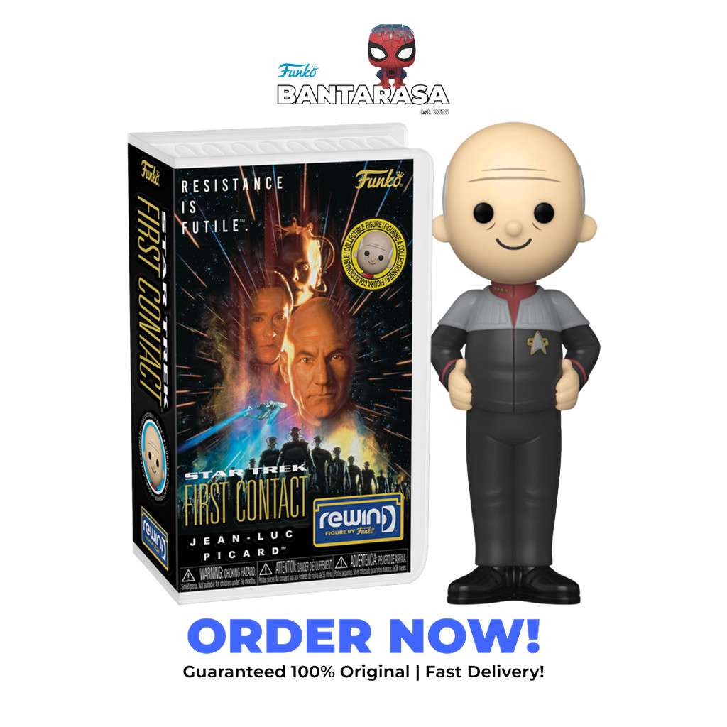 Jual Funko Pop! Star Trek: First Contact - Jean-Luc Picard Rewind Vinyl ...