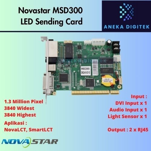 Jual Novastar MSD300 MSD 300 LED Videotron Controller Sending Card | Shopee Indonesia