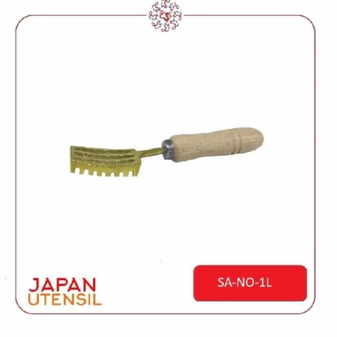 Jual BEBAS ONGKIR - Fish Scaler Wooden Handle L 200mm #JAP-SA-NO-1L ...