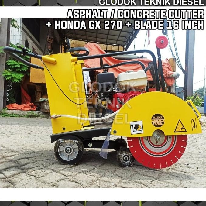 Jual Harga Diskon !! Mesin Potong Aspal + Honda Gx 270 Hp + Mata 16 ...