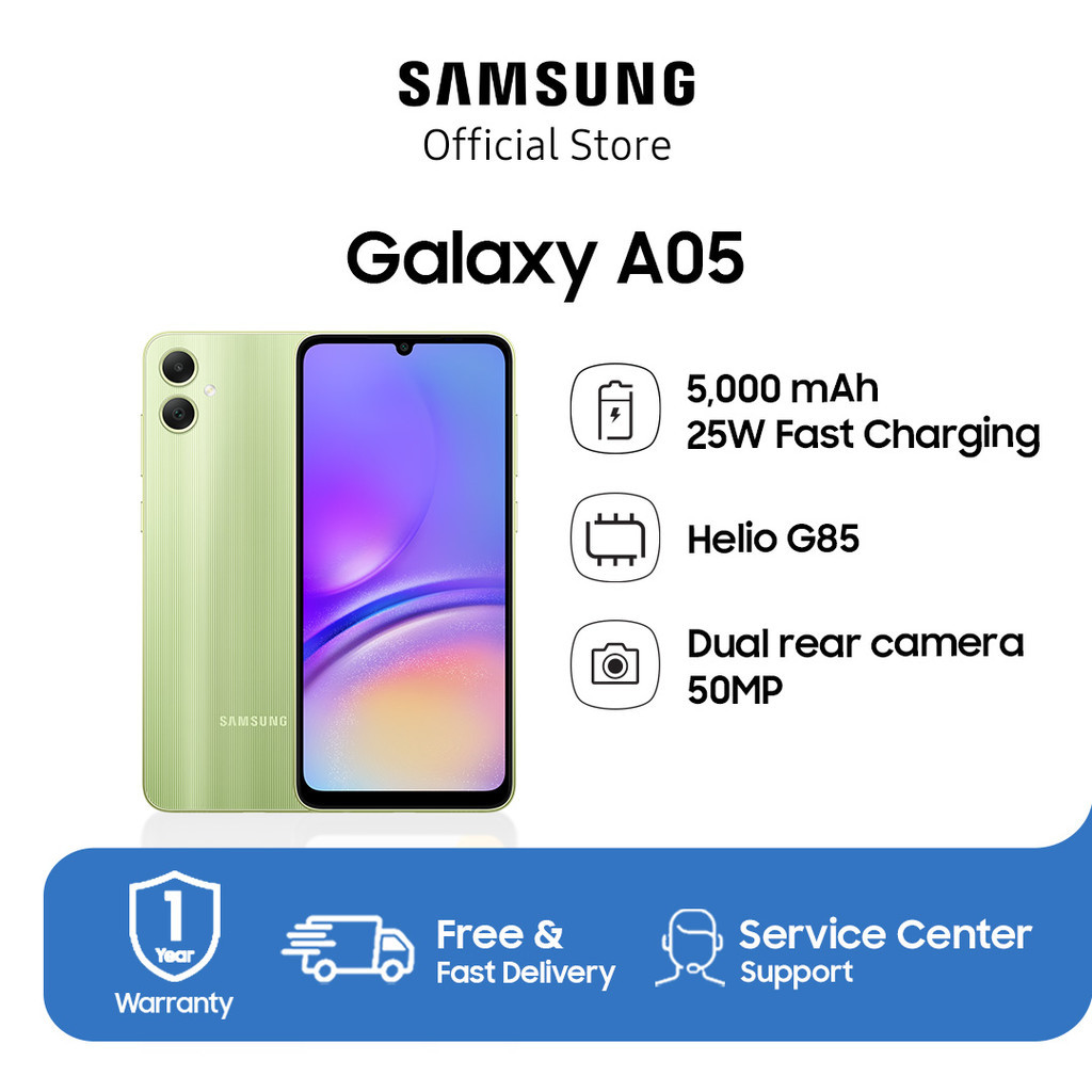 Jual Samsung Galaxy A05 6/128GB - Light Green | Shopee Indonesia