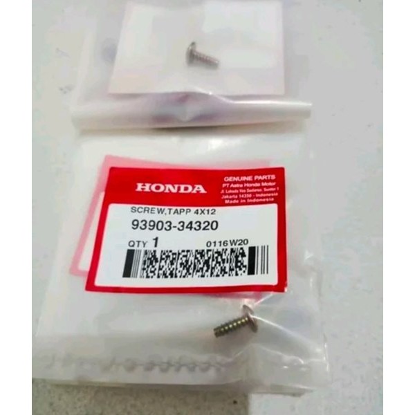 Jual Screw Tapp 4X12 Baut Visor Vario 125 Old Lama Ori Ahm Original 93903 34320 Gambar No 17 ...