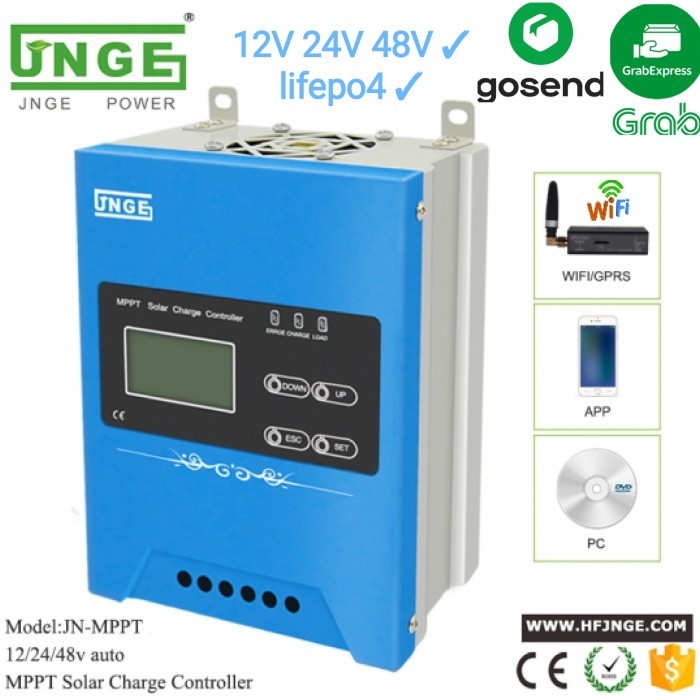 Jual Promo!! Scc Mppt 40A Jnge Wifi Ready Solar Charge Controller ... Jual Promo!! Scc Mppt 40A Jnge Wifi Ready Solar Charge Controller ...