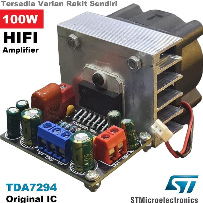 Jual New Modul HIFI Power Amplifier 100W Mono TDA7294 Subwoofer Speaker ...