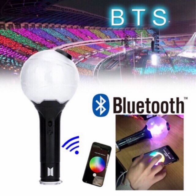 Jual KPOP Light Stick Ver 3 BTS BT21 Konser Concert Versi 3 Bluetooth ...