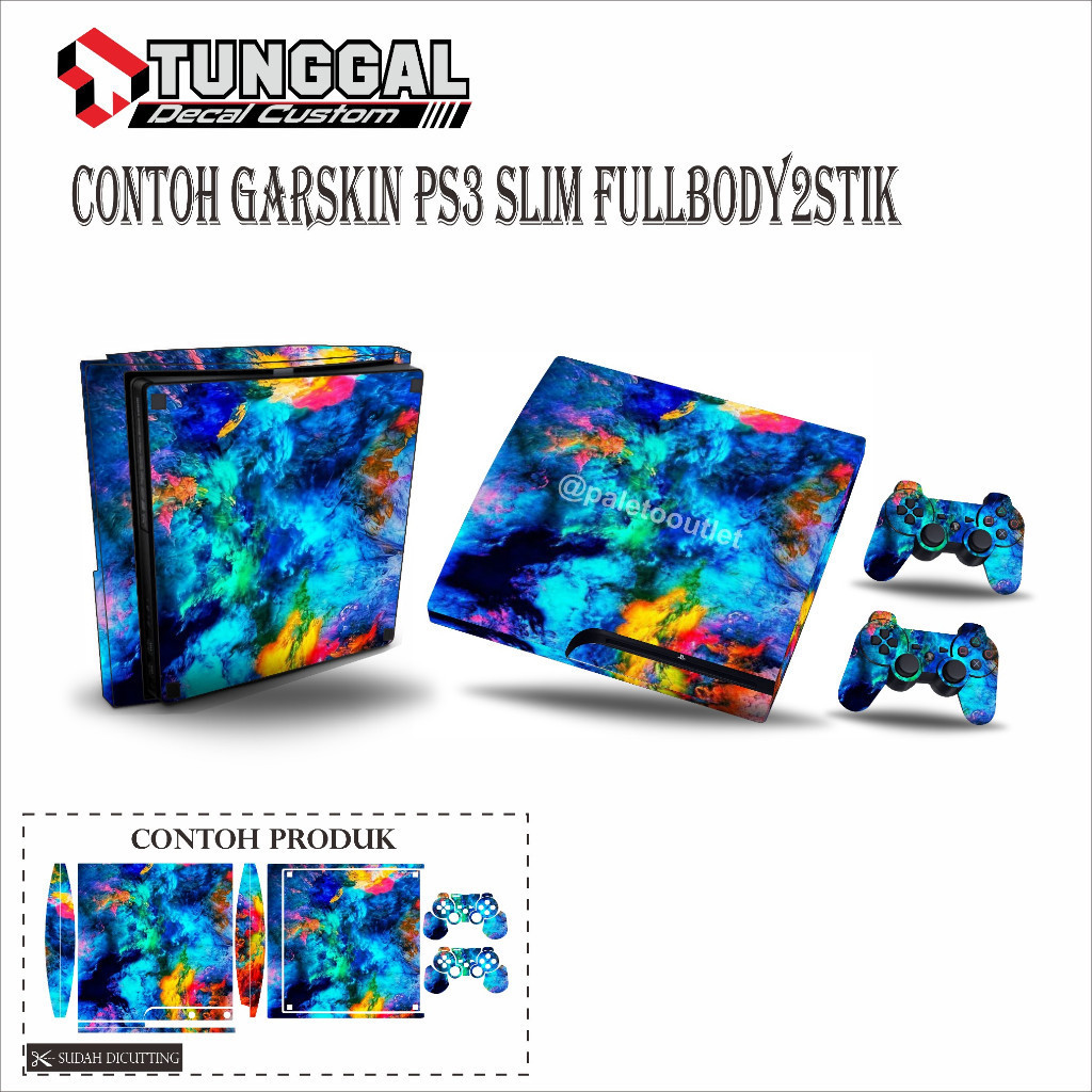 Jual Ps3 Slim Fat Super Decal Garskin Casing Motif Dan Bisa Custom ...