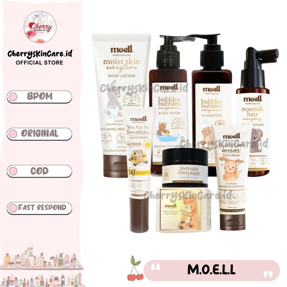 Jual Ukd-23 Moell Body Wash | Moell Shampoo | Moell Hair Lotion | Moell ...