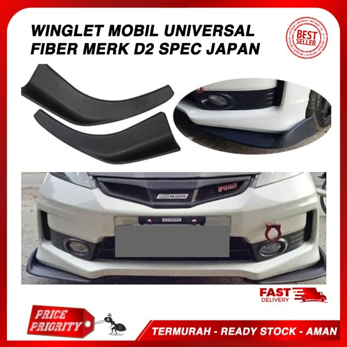Jual WINGLET BUMPER UNIVERSAL / WING BUMPER MOBIL BODYKIT MOBIL WINGLET ...