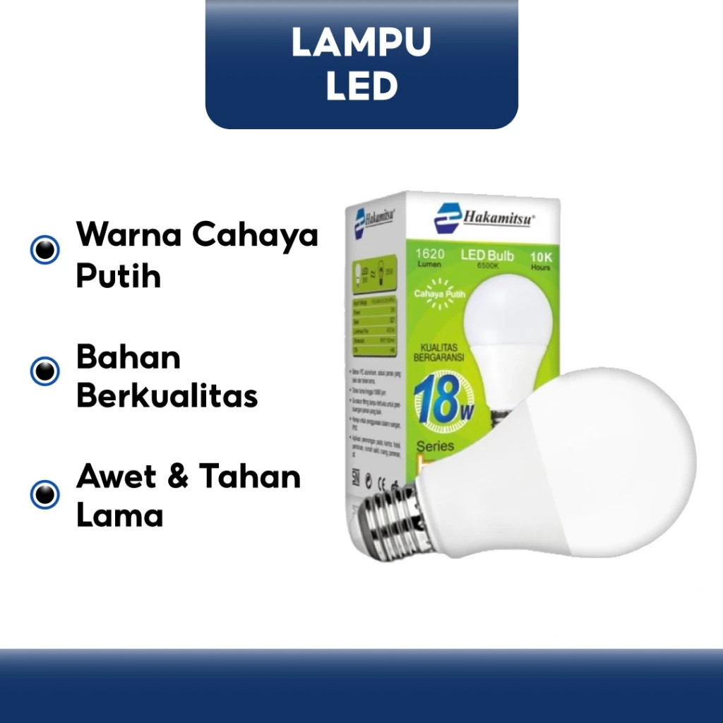 Jual Lampu LED Bulb Single ABulb Alumunium AC E27 | Shopee Indonesia
