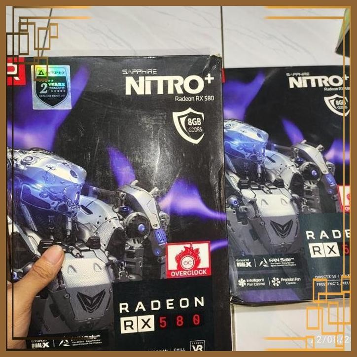 Jual [SRP] DUS BOX VGA RX 580 8GB SAPPHIRE NITRO + ORIGINAL IMEI ...