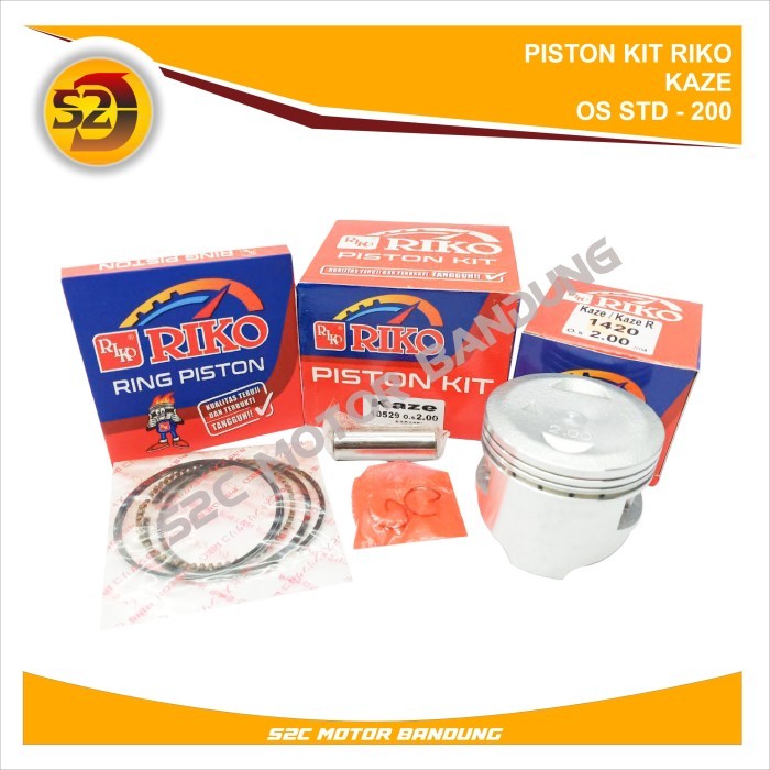 Jual Piston Kit Riko Kaze Diameter 53 - 55 Pen 13 Barang Langka ...